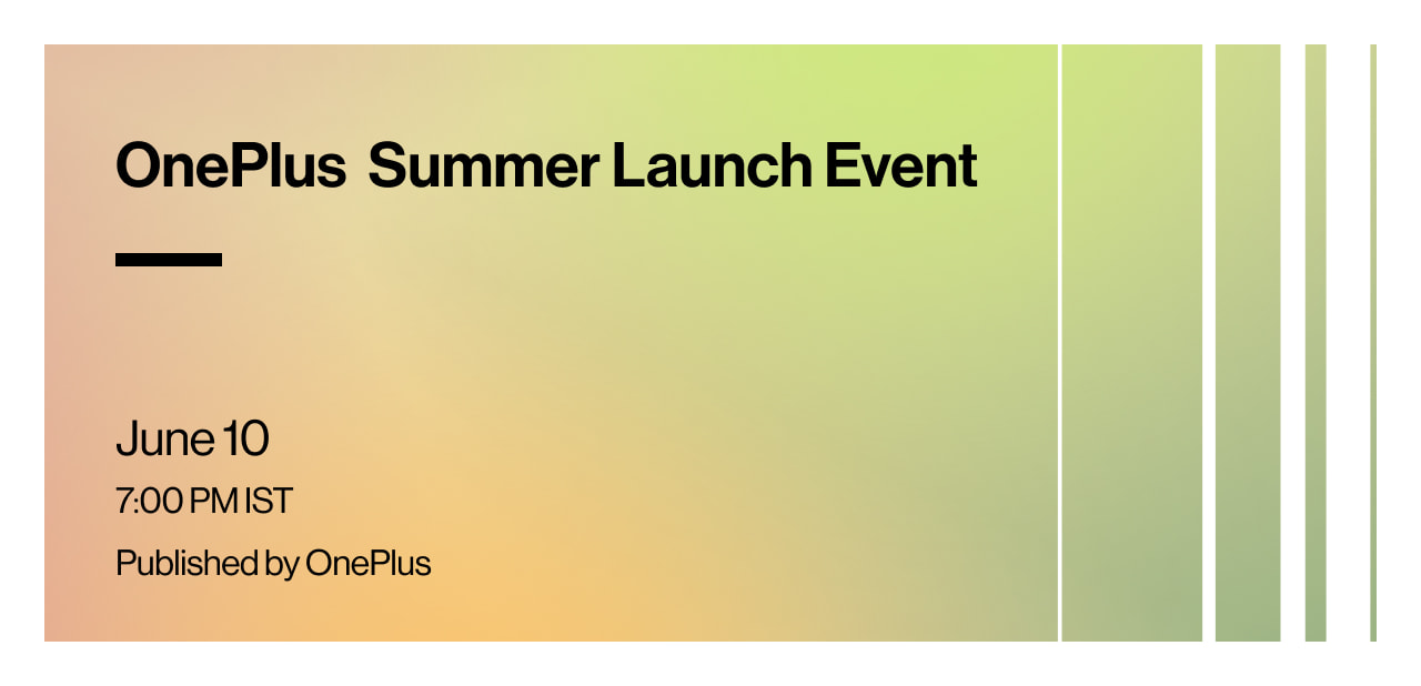 OnePlus Summer Launch event